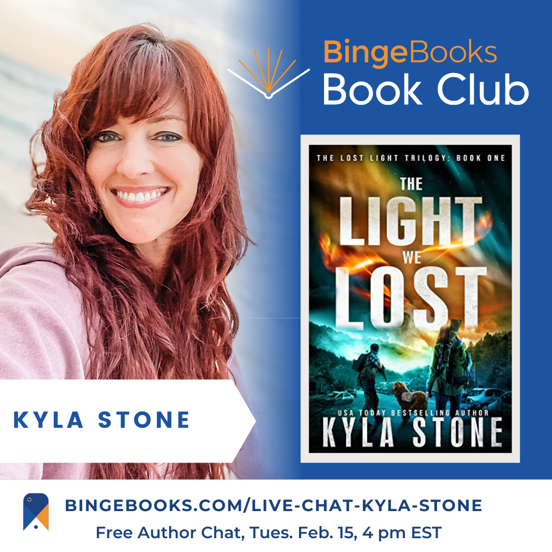 Free video chat with bestselling author Kyla Stone