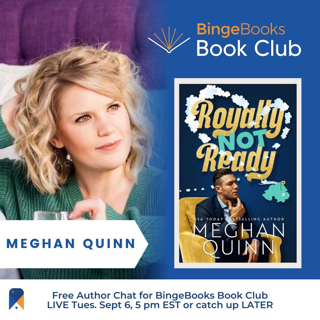Live video chat with Meghan Quinn, contemporary romance author