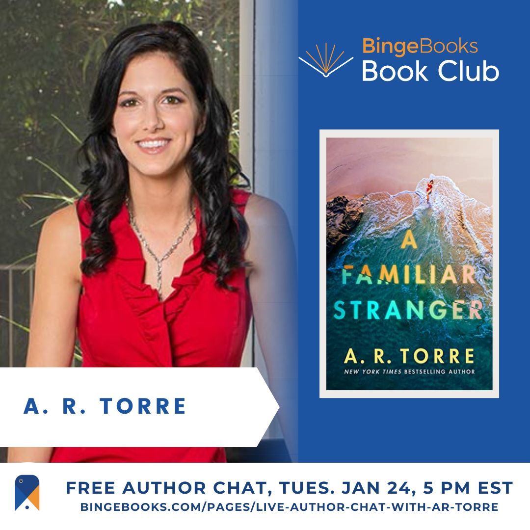 live video chat with domestic suspense author A R Torre